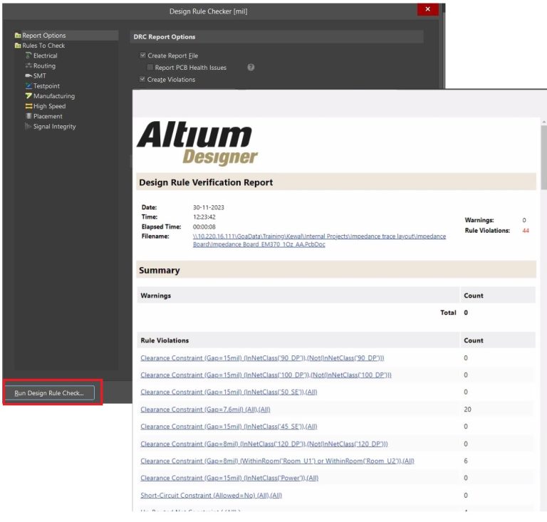 How to Run a Design Rule Check for Your PCBs | Sierra Circuits