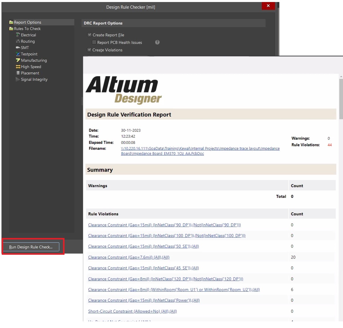 How to Run a Design Rule Check for Your PCBs | Sierra Circuits