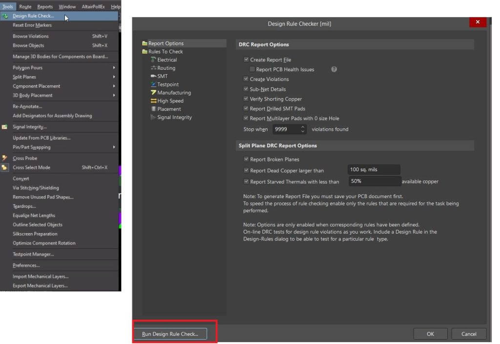 How to Run a Design Rule Check for Your PCBs | Sierra Circuits