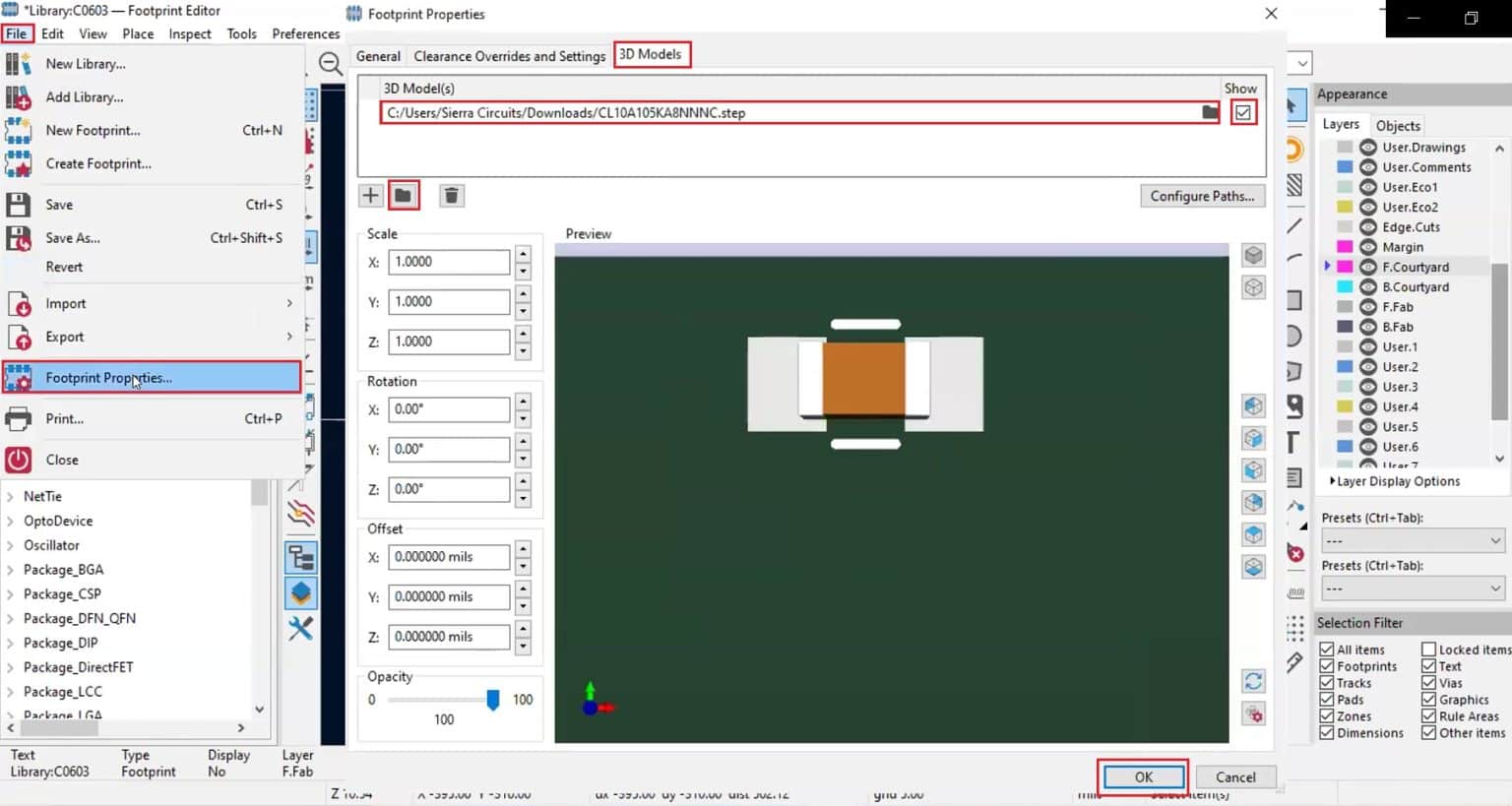 PCB Component Footprint Creation | Sierra Circuits