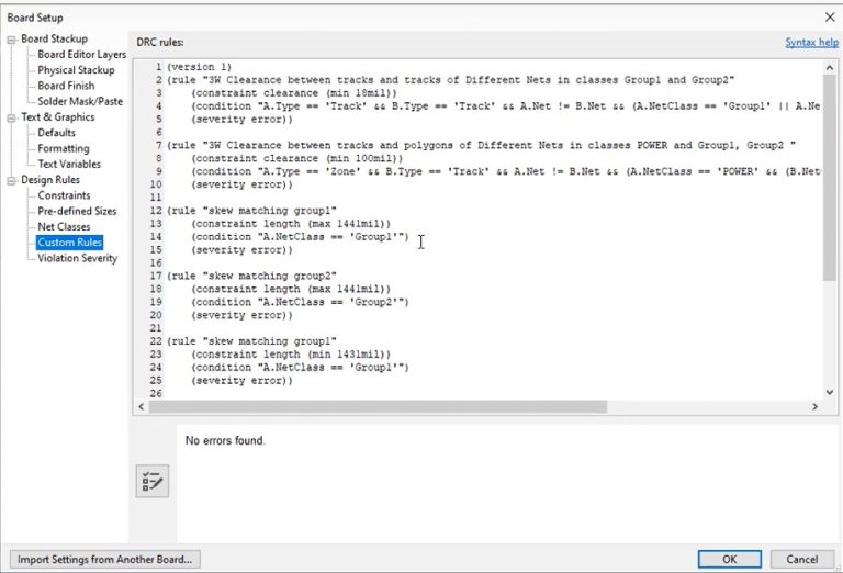 How to Run a Design Rule Check for Your PCBs | Sierra Circuits