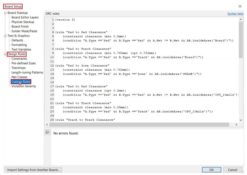 How to Run a Design Rule Check for Your PCBs | Sierra Circuits