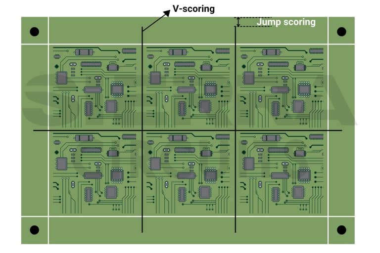Jump Scoring in PCBs | Sierra Circuits