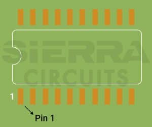Pin 1 Marking on PCB Components | Sierra Circuits