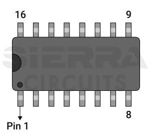 Pin 1 Marking on PCB Components | Sierra Circuits