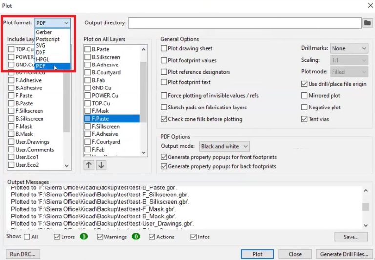 How to Export Production Files in KiCad | Sierra Circuits