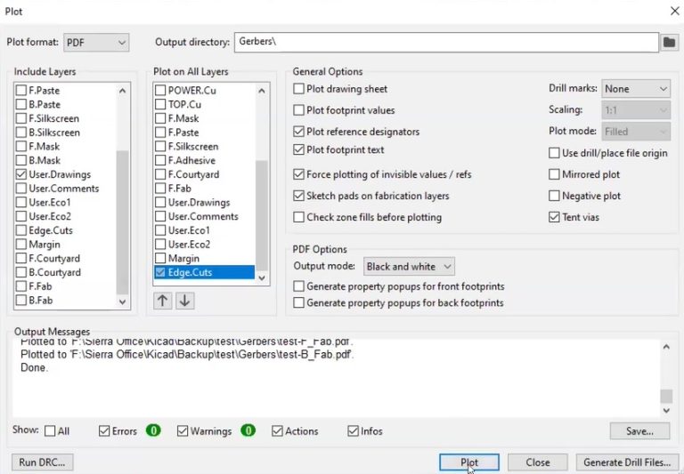 How to Export Production Files in KiCad | Sierra Circuits