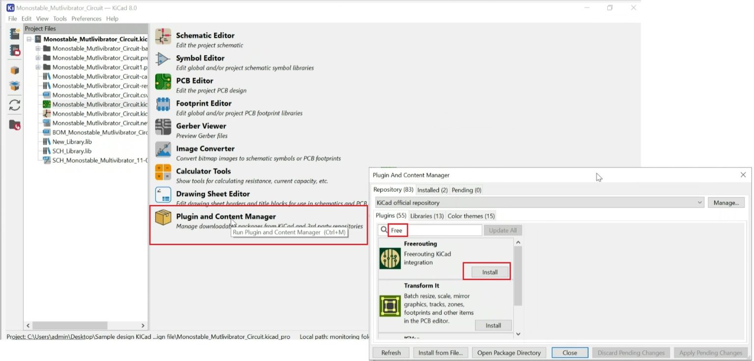 Autorouting in KiCad using FreeRouting Plugin | Sierra Circuits